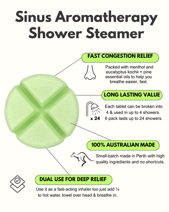 Aromatherapy Shower Steamers | Handmade in Australia | Elena Bath and Body